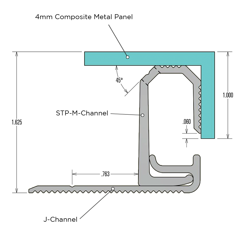 J-Channel – Universal Composite Panel Systems